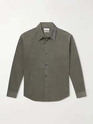 FRAME Cotton-corduroy Shirt - Gray