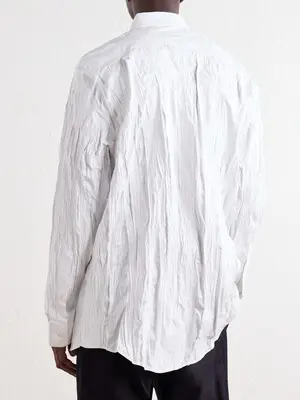 MAISON MARGIELA Bianchetto-printed Satin Shirt