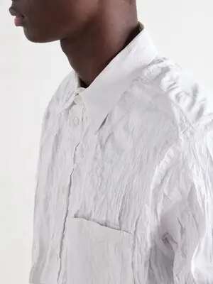 MAISON MARGIELA Bianchetto-printed Satin Shirt