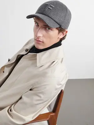TOM FORD Logo-embroidered Cashmere Cap