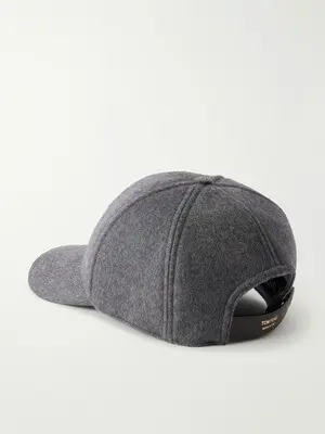 TOM FORD Logo-embroidered Cashmere Cap