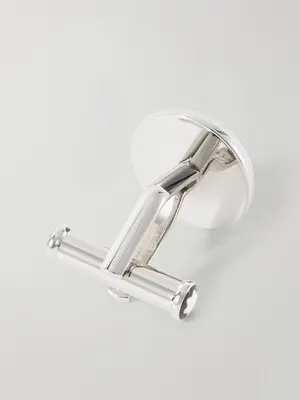 Montblanc Stainless Steel And Resin Cufflinks