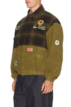 SONG FOR THE MUTE Scout Bomber Jacket In Multi