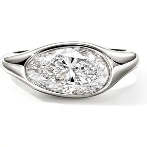 John Hardy Jh Lovestruck Sterling Lab Grown Diamond Ring - Silver