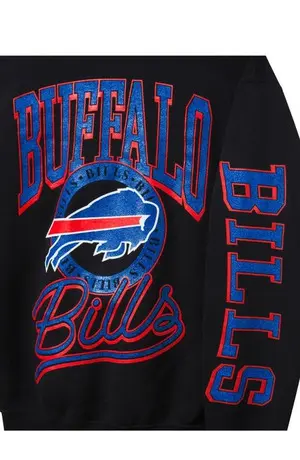 Junk Food Buffalo Bills Glitter Graphic Sweatshirt
