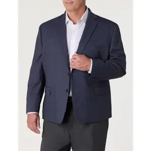 Michael Kors Big & Tall Chevron Sport Coat V2 - Blue