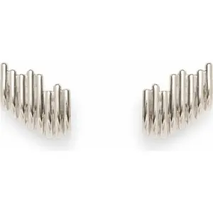 Lady Grey Strata Earrings - Silver