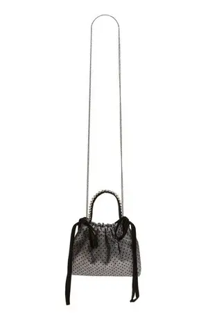 JIMMY CHOO Mini Drawstring Top-handle Bag
