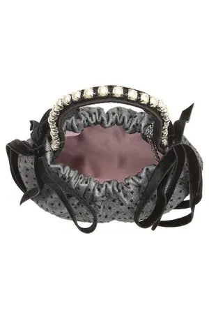 JIMMY CHOO Mini Drawstring Top-handle Bag