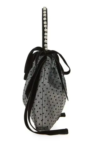 JIMMY CHOO Mini Drawstring Top-handle Bag