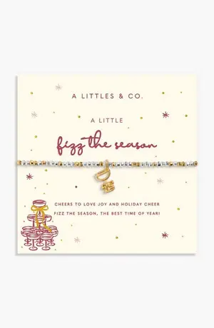 A LITTLES & CO Christmas Little Stories 'fizz The Season' Bracelet - Mixed