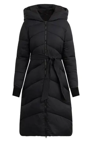 FAVORITE DAUGHTER The City Walk Quilted Puffer Coat - Black