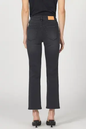 DEAR JOHN Anika Mid Rise Straight Leg Ankle Jeans