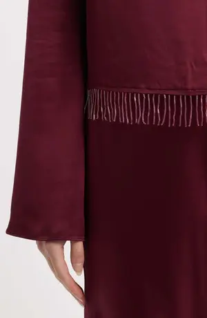 Hill House Home The Eliza Fringe Satin Top
