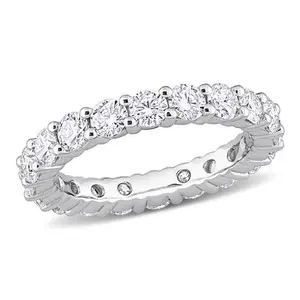 JULIANNA B. 2 1/2ct Dew Moissanite Eternity Band - Sterling Silver