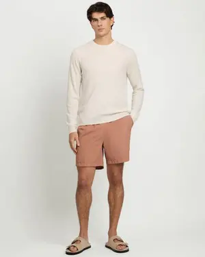 Onia 100% Cashmere Crewneck - Egret