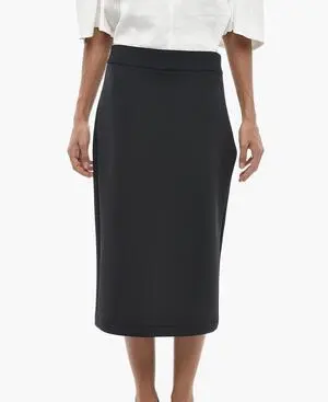 Moncler X 4 Edward Enninful Slit Midi Skirt