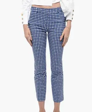 True Royal Checked-pattern Trousers