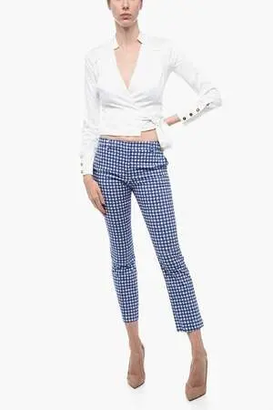 True Royal Checked-pattern Trousers