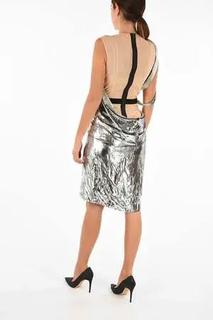 MAISON MARGIELA Sleeveless Embroidered Dress