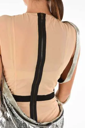 MAISON MARGIELA Sleeveless Embroidered Dress