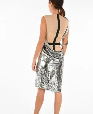 MAISON MARGIELA Sleeveless Embroidered Dress