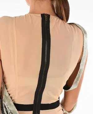 MAISON MARGIELA Sleeveless Embroidered Dress