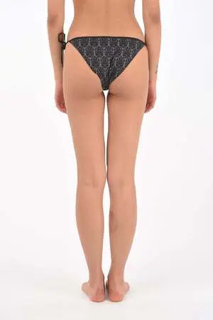 Karl Lagerfeld Printed Bikini Briefs With Side Ties
