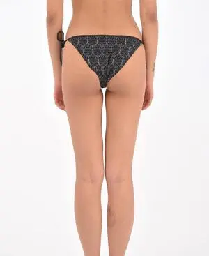 Karl Lagerfeld Printed Bikini Briefs With Side Ties