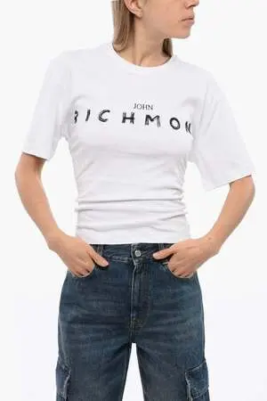 John Richmond Tomiok Back-lace T-shirt - White