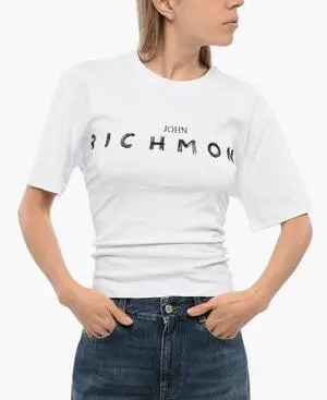 John Richmond Tomiok Back-lace T-shirt
