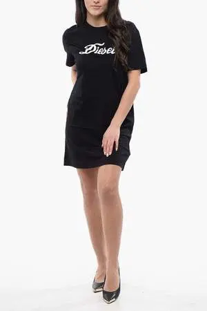 DIESEL® Logo-print Jersey T-shirt Dress
