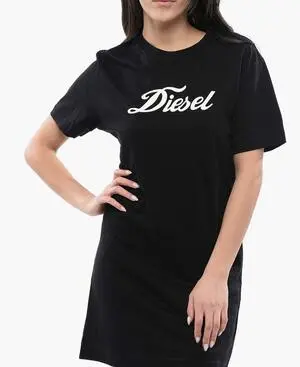 DIESEL® Logo-print Jersey T-shirt Dress