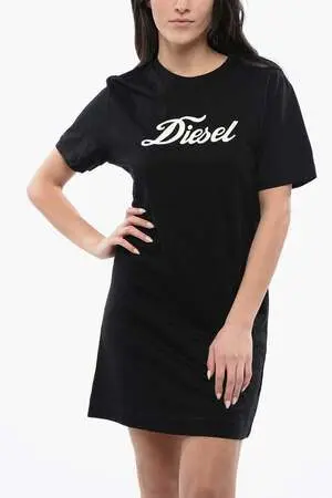 DIESEL® Logo-print Jersey T-shirt Dress