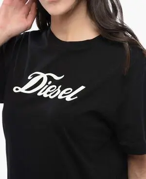DIESEL® Logo-print Jersey T-shirt Dress