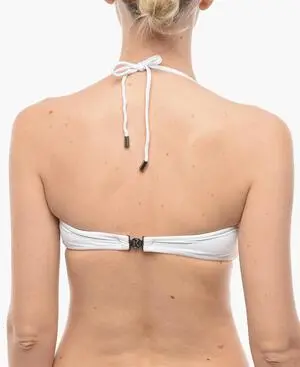 Karl Lagerfeld Logo-print Bikini Top