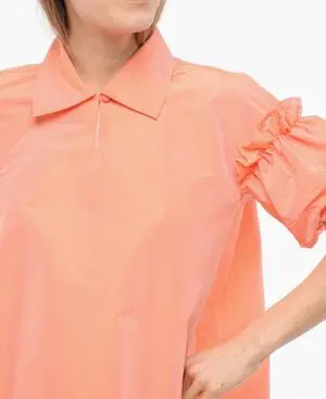 VIKTOR  ROLF Ruffle-trim Short-puff Sleeve Minidress