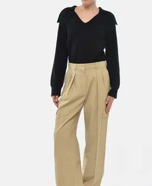 Max Mara Jacopo Double-pleated Cargo Trousers