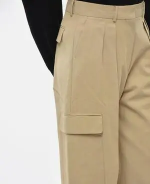 Max Mara Jacopo Double-pleated Cargo Trousers