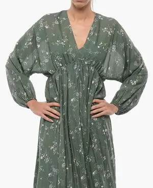 Samsøe Samsøe Gertrud Empire-style Maxi Dress