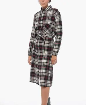 Woolrich Heritage Gauze Belted Shirt Dress