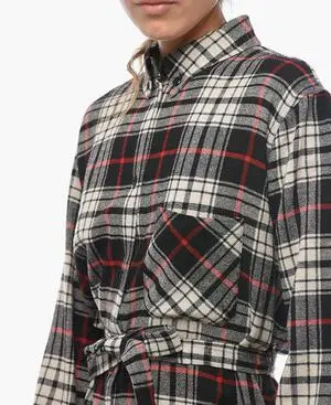 Woolrich Heritage Gauze Belted Shirt Dress