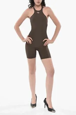 DIESEL® Nydia Oval-d Detail Rompersuit - Green