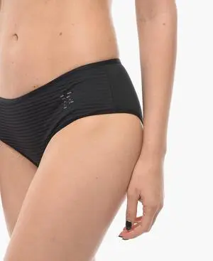 Karl Lagerfeld Bikini Brief With Stripe Detail
