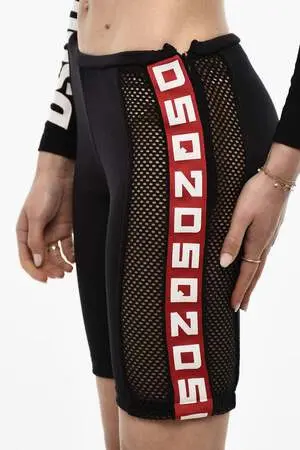Dsquared2 Logo Band Biker Shorts