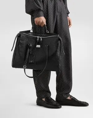 Dolce & Gabbana Vittoria Handbag In Ostrich Leather