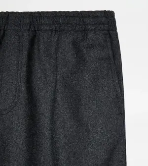 TOD'S Trousers In Flannel With Drawstring