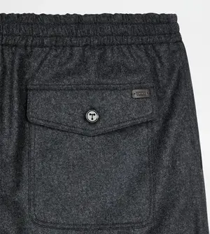 TOD'S Trousers In Flannel With Drawstring