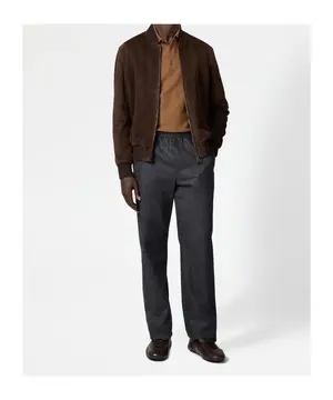 TOD'S Trousers In Flannel With Drawstring