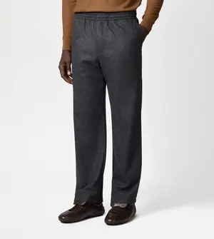 TOD'S Trousers In Flannel With Drawstring